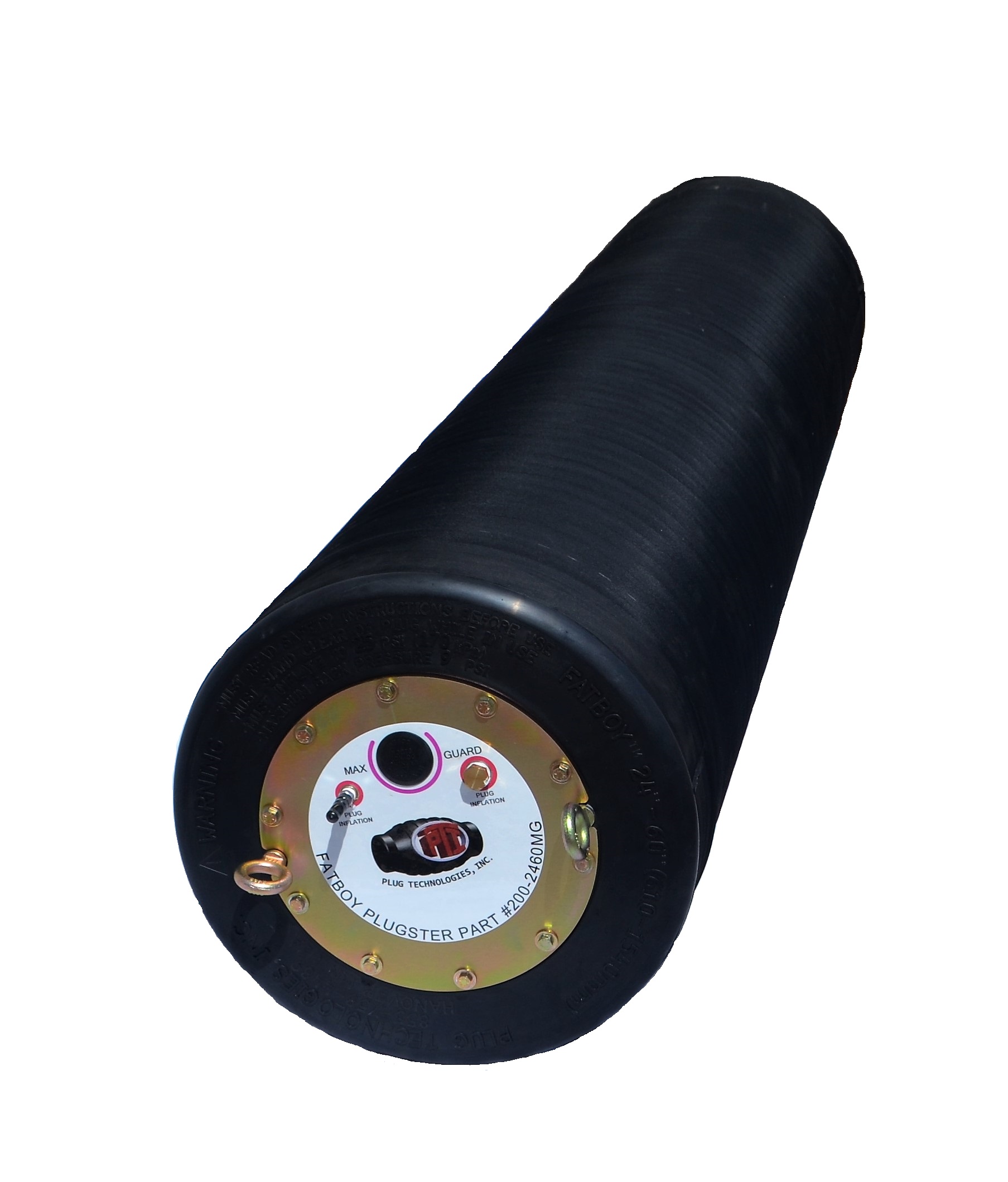 24"-60" Plugster with relief valve - National Plug Sales Rentals